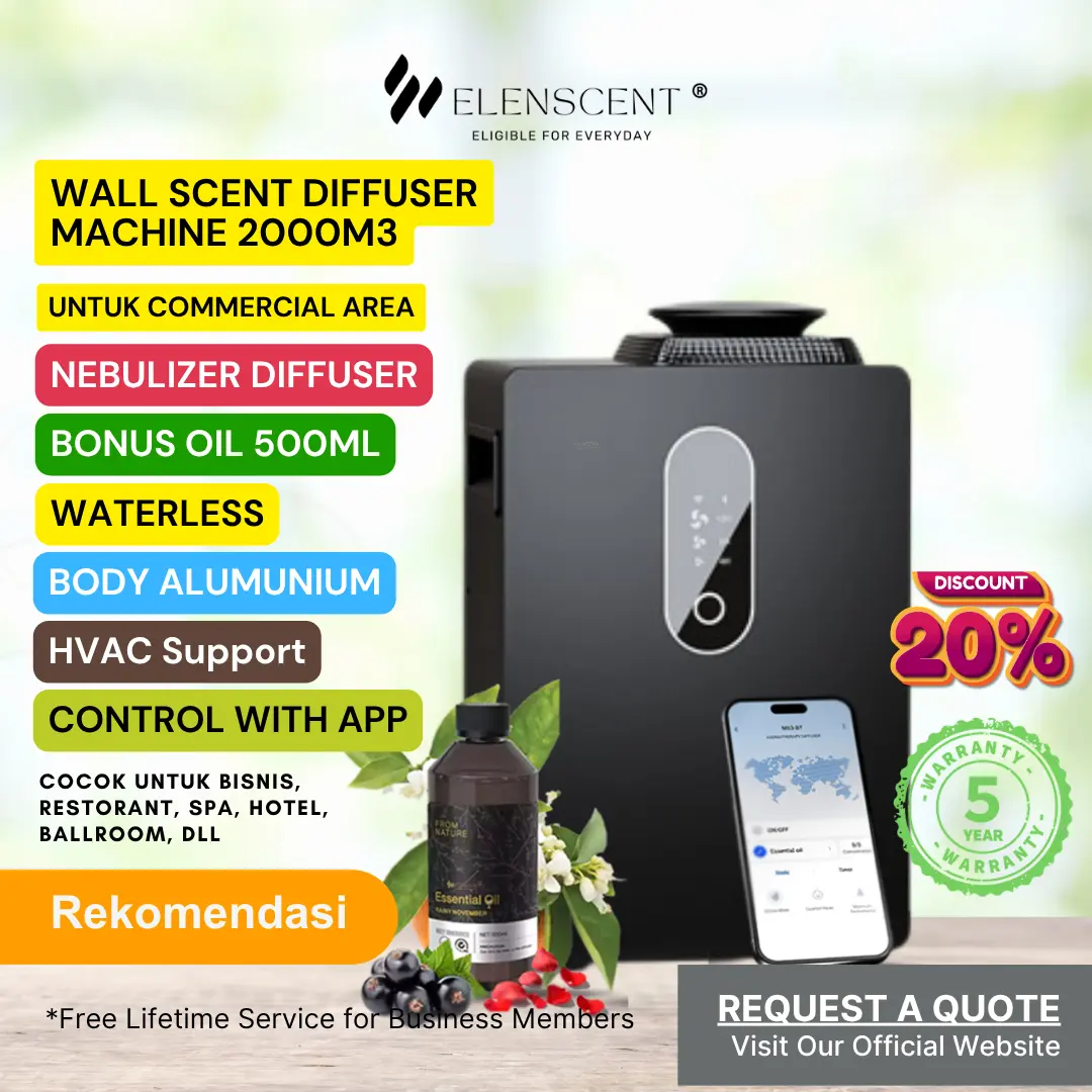Scenting Diffuser & Premium Essential Oil - Elenscent iD